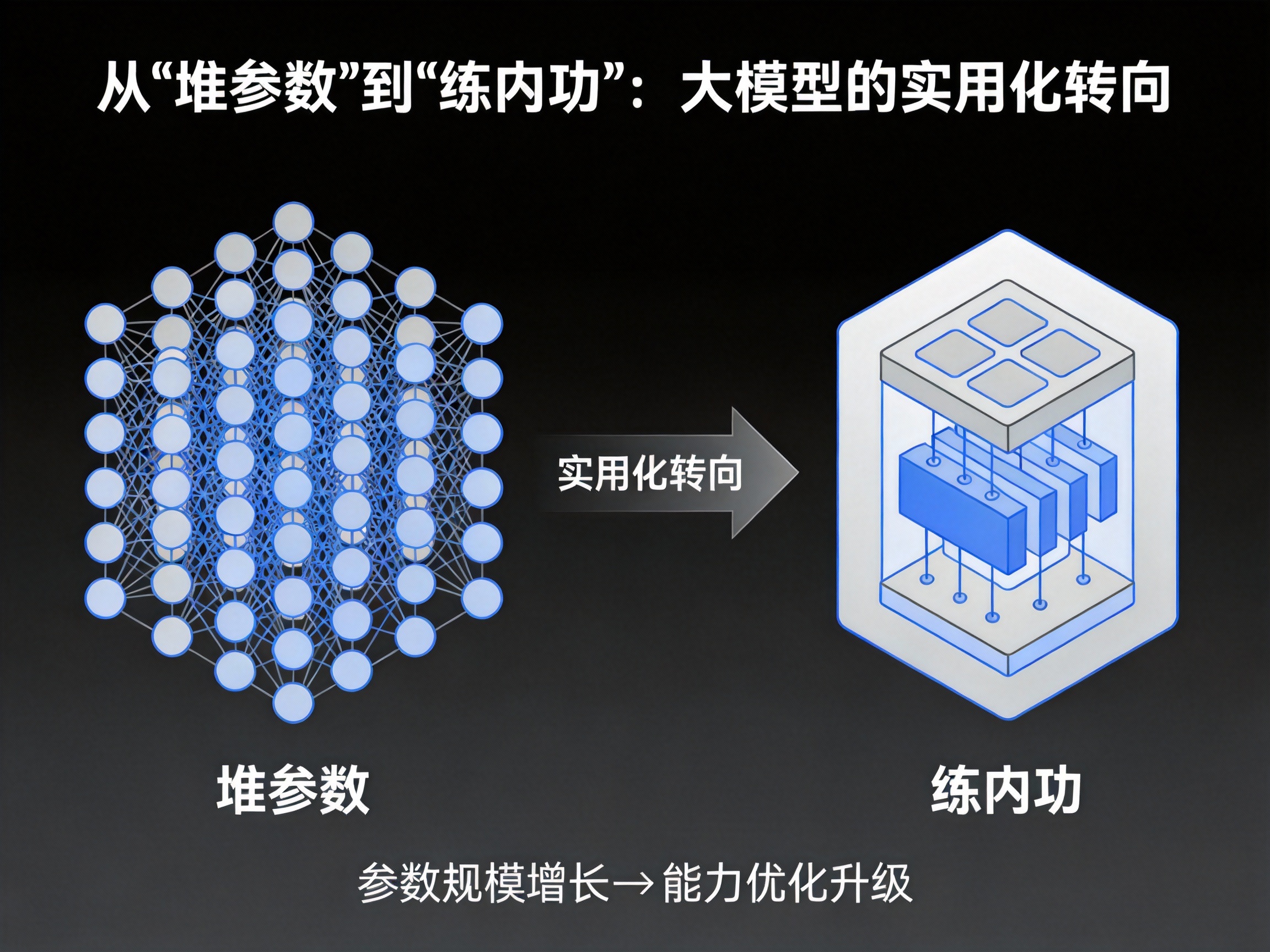 从"堆参数"到"练内功"：大模型的实用化转向 - ALENG的自媒体